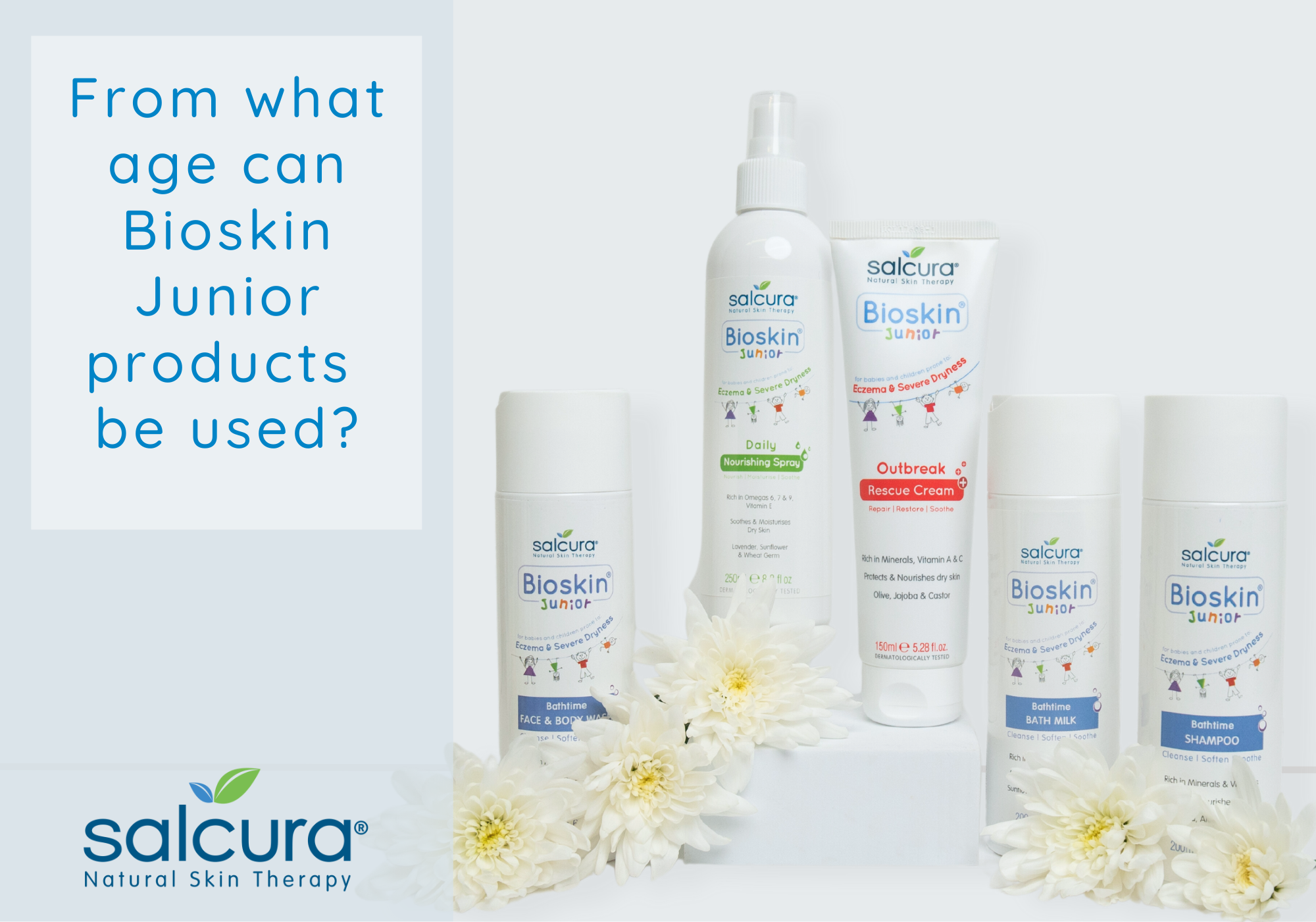 From what age can Bioskin Junior be used? – Salcura Natural Skin Therapy